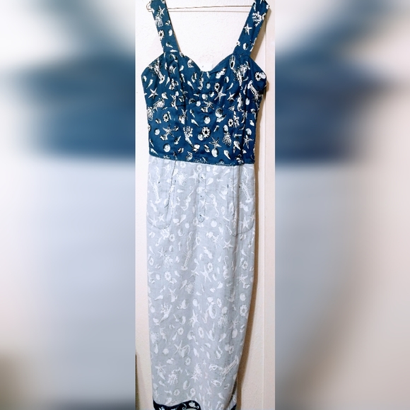 Collectif | Dresses | Collectif London Vintage Adele Sea Shell Print ...